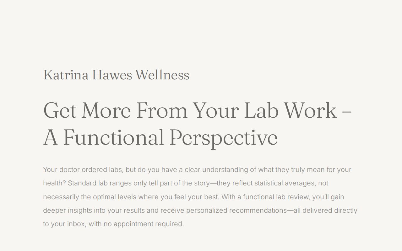 Functional Lab Review